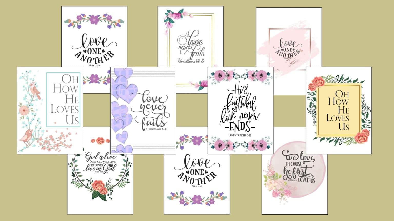 Free Printable Bible Verses to Brighten Your Home or Office