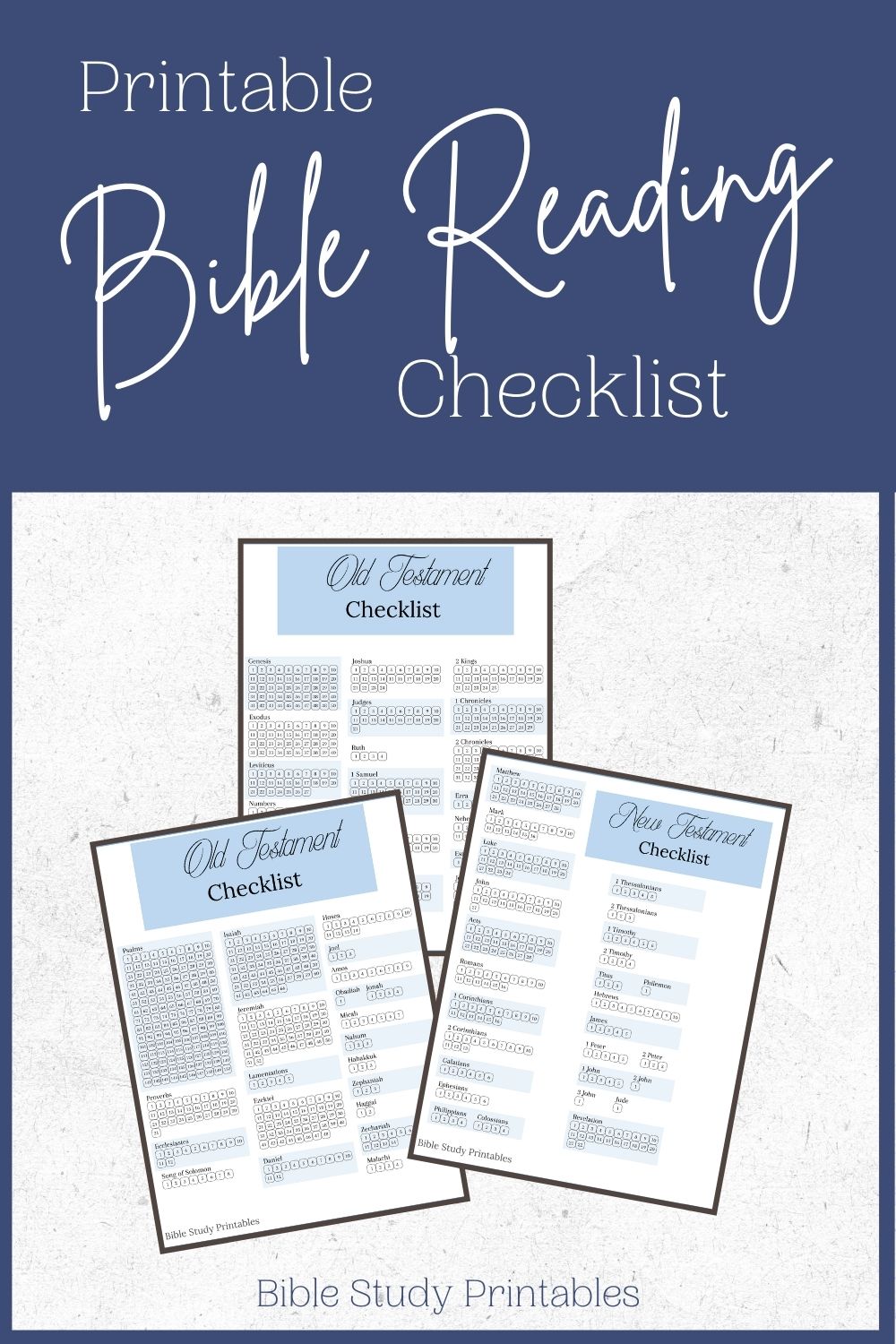 Bible Reading Checklist (Plus Where to Start Reading the Bible)