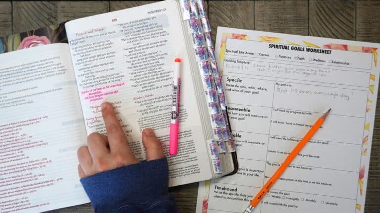 8 Spiritual Goals Examples and Spiritual Goals Worksheets