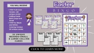 Printable Religious Easter Bingo