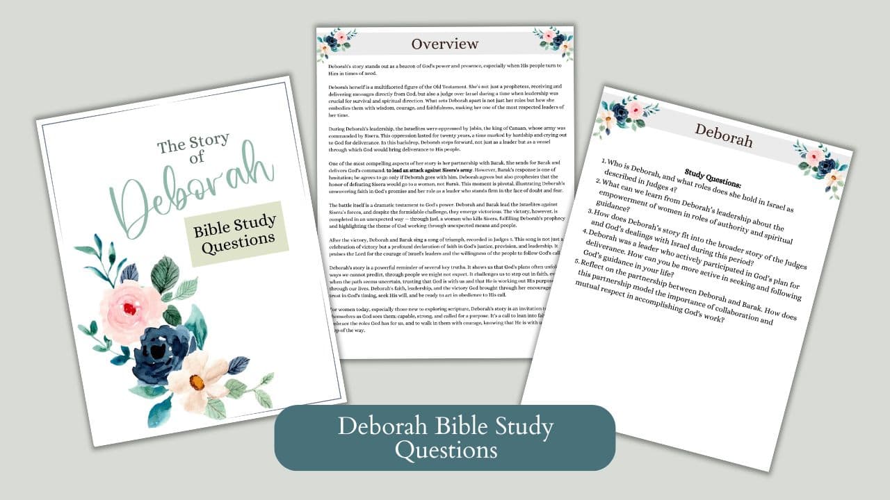 Deborah Bible Study Lesson