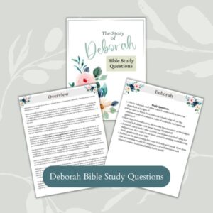 Deborah Bible Study Lesson